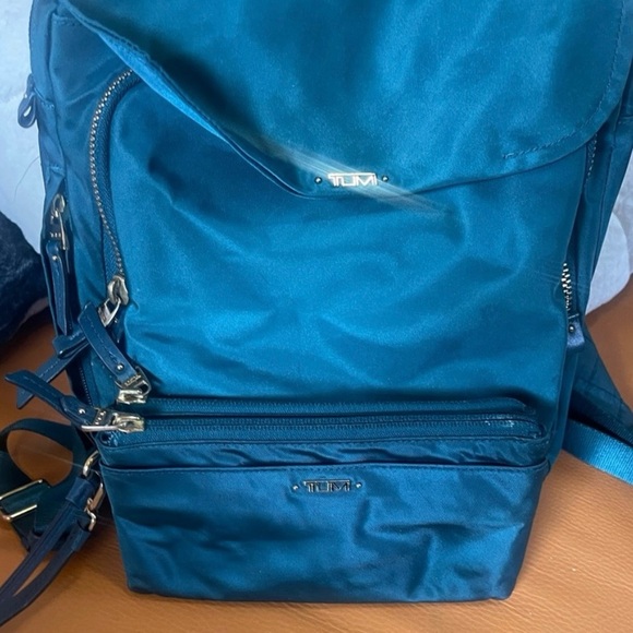 Tumi | Bags | Tumi Voyager Leeds Blue Backpack With Wristlet | Poshmark